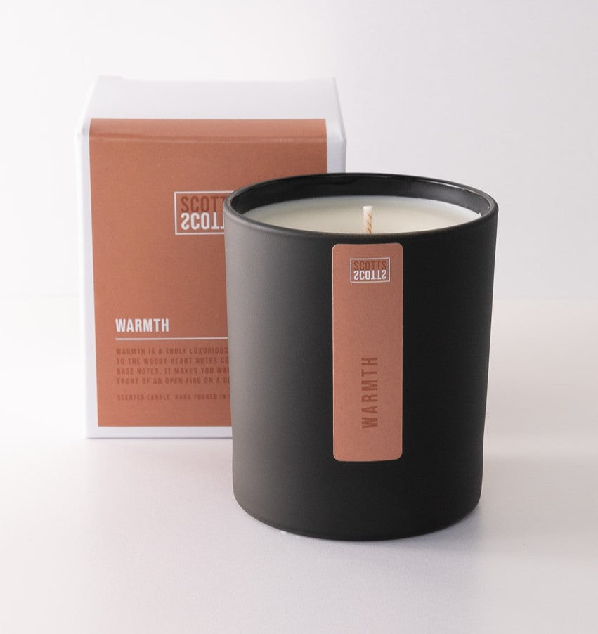 WARMTH CANDLE | Chocolate, Amber & Vanilla | Scotts – Scotts Lifestyle